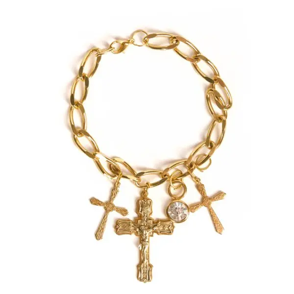 CARAMEL VINTAGE JEWELLERY Charm Bracelet - Gold