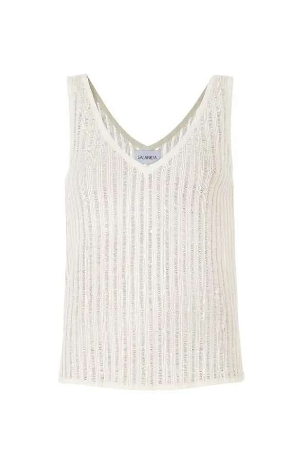 SALANIDA Caldo 100% Linen Tank Top
