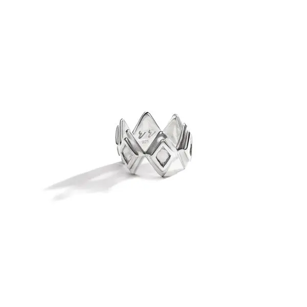 RRAINE JEWELRY Large Honors Ring - Silver