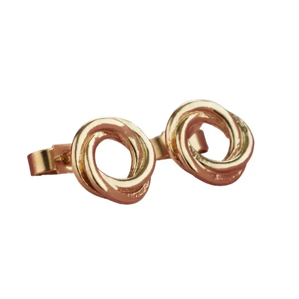 POSH TOTTY DESIGNS Russian Ring Stud Earrings - Gold
