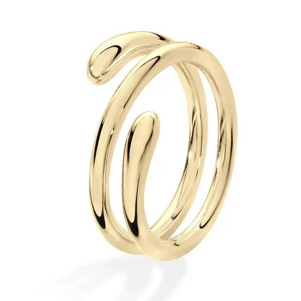 LUCY QUARTERMAINE Coil Vermeil Ring - Gold