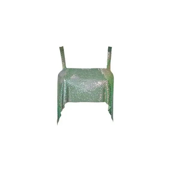 AULALA PARIS The Radiance Metallic Top - Green