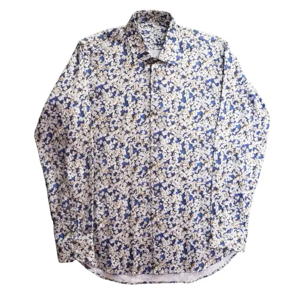 ABSURDE Popcorn Shirt In Navy