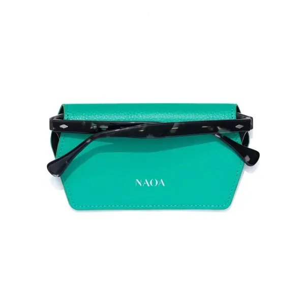 NAOA Slim Glasses Case - Green