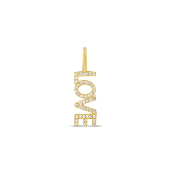 SHYMI Love Pave Charm - Gold
