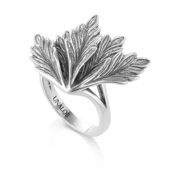 UNALOE Amazzonia Statement Ring - Silver