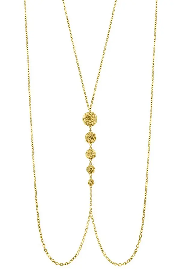 SOPHIE SIMONE DESIGNS 22k Plated Bronze Body Chain - Gold
