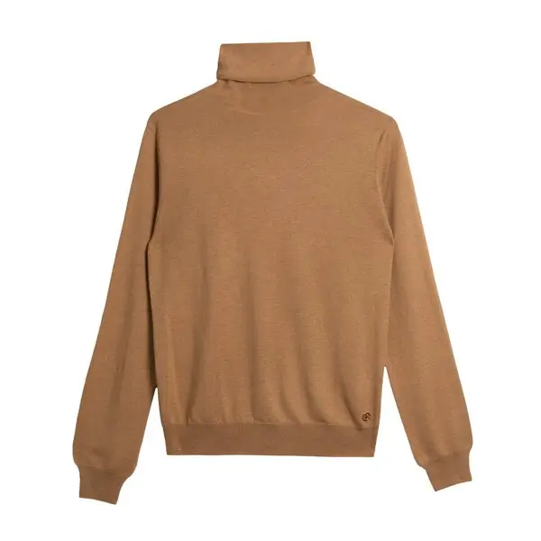 BEL CASHMERE Annie Silk And Cashmere Turtleneck Sweater