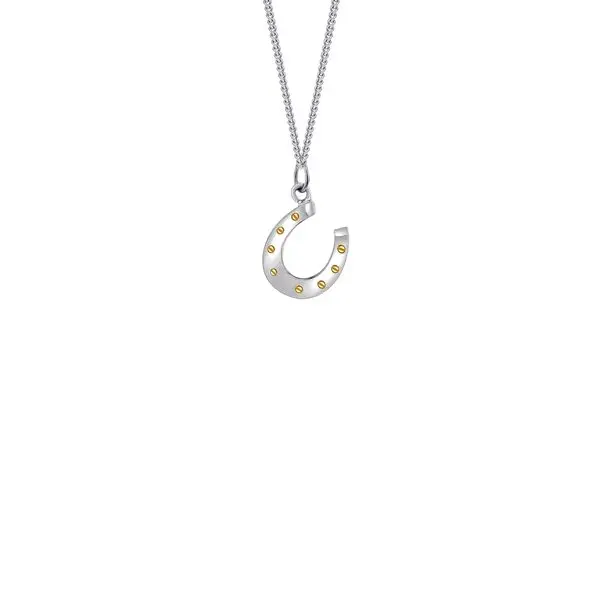 TRUE ROCKS Mini Horse Shoe Pendant - Silver