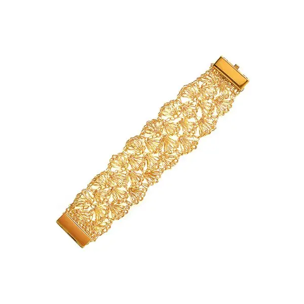 LAVISH BY TRICIA MILANEZE Shell Bracelet - Gold