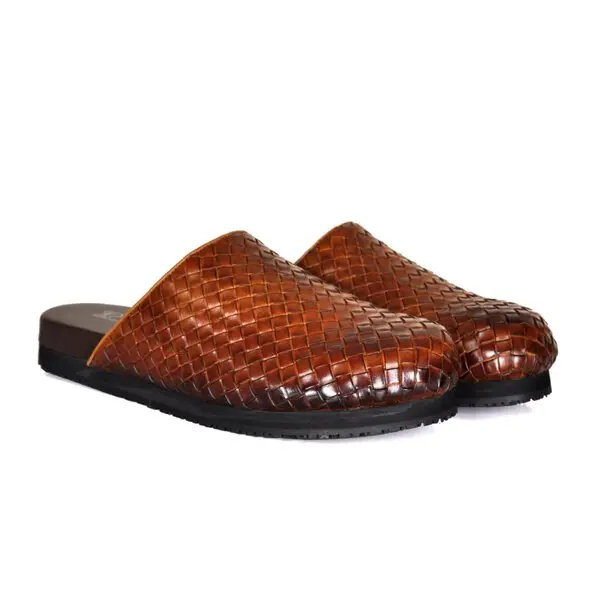 DAVID WEJ Lorenzo Handmade Woven Mules