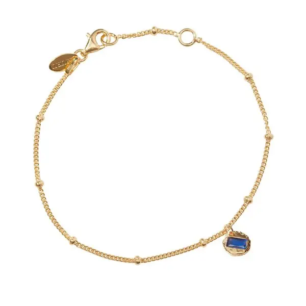 MURU September Birthstone Bracelet - Gold