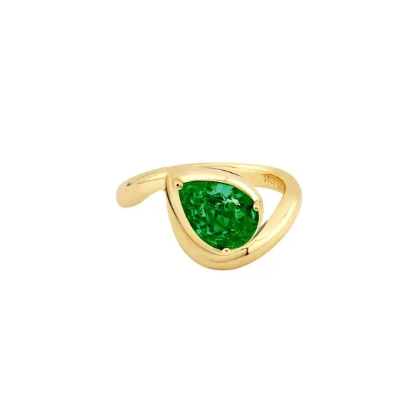 Arte Madrid Artē Madrid Sierra Ring With Tsavorite Stone - Green