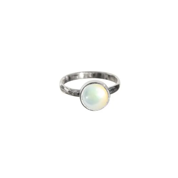 FV JEWELLERY La Stèle Mother Of Pearl Circle Ring - White