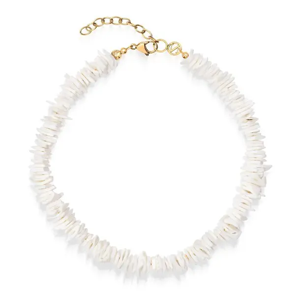 NIALAYA JEWELRY Puka Shell Choker - White