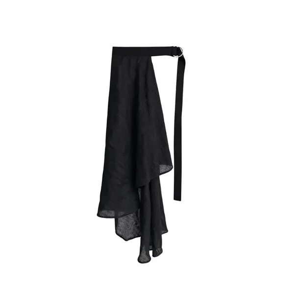 VIRAGO Nyx Layered Waist Cape - Black