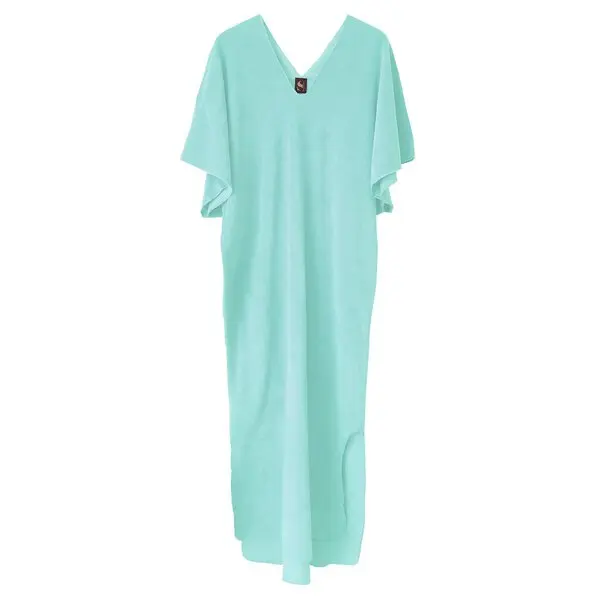 SPEEZYS Kaftan Sustainable Cotton Terry With V-neck And Butterfly Sleeves