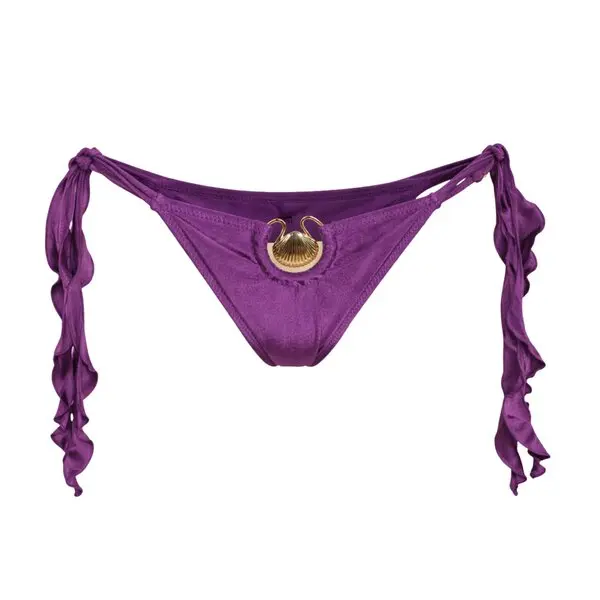 IVY SWIMWEAR Violetta Tie-side Bikini Bottom - Purple
