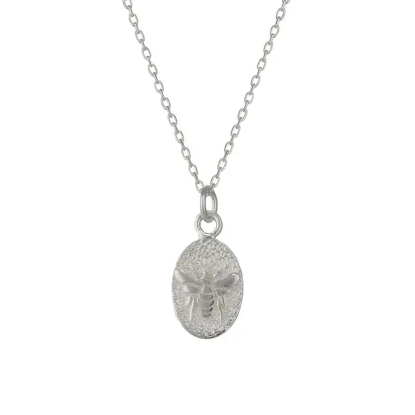 SPERO LONDON Sterling Bee Chain Pendant Necklace - Silver