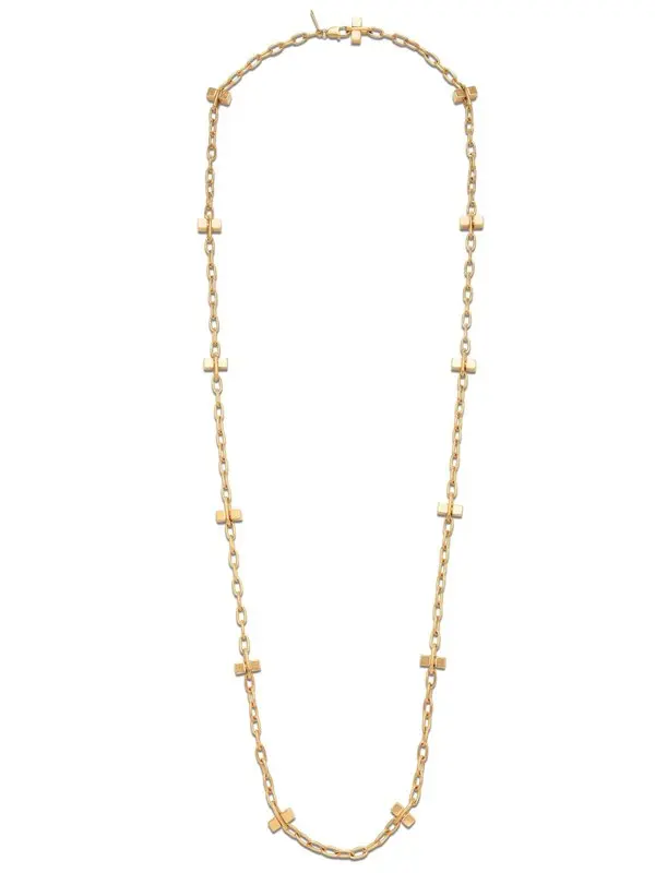 JAREDJAMIN Blockbuster Lite Long Necklace - Gold