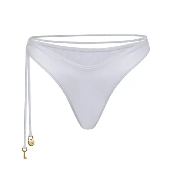 BIANCA RESORTWEAR Lulu Bikini Bottom - White