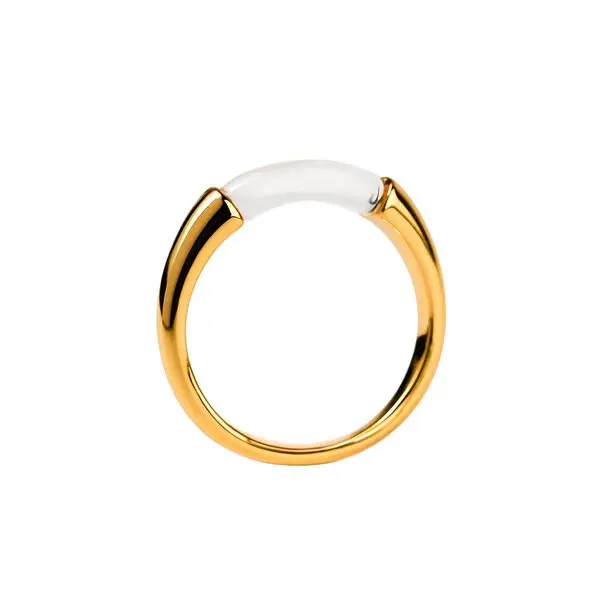 ZYNNIA COLLECTIVE Split Ring - Gold
