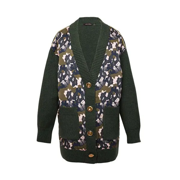 EMMA WALLACE Luna Camofly Print Cardigan