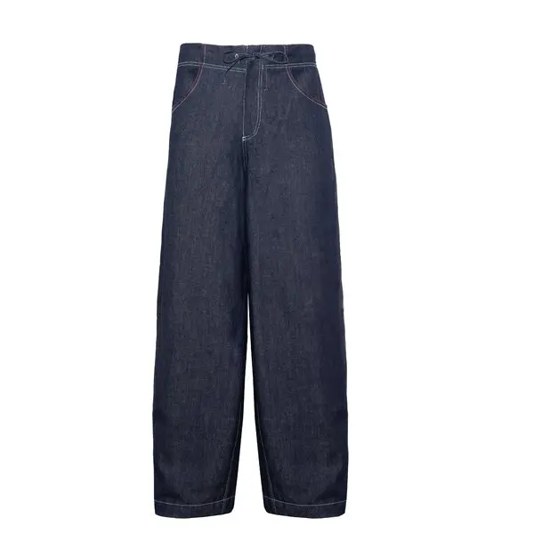 FORTY ONE Baggy Balloon Mid-waist Jeans