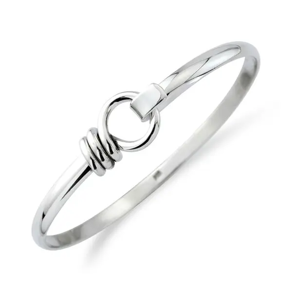 AUREE JEWELLERY Bayswater Rope Bangle - Silver