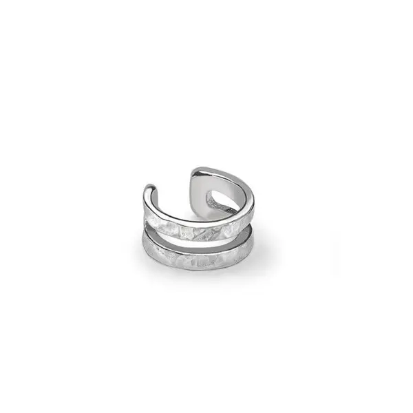 DOWER & HALL Sterling Nomad Ear Cuff - Silver
