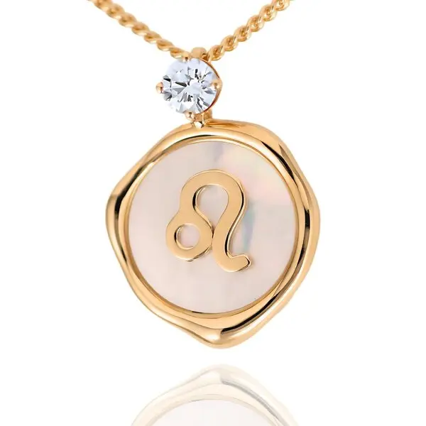 HINCH & LIU Leo Zodiac Vermeil Pendant Necklace - Gold