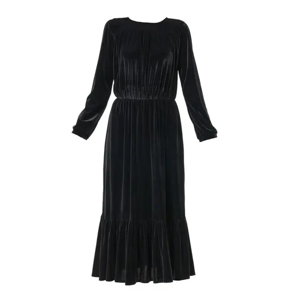 METAMORPHOZA Long Velvet Dress