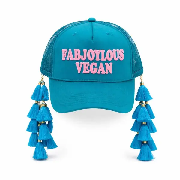 JULIA CLANCEY Fabjoylous Vegan Chacha Trucker Hat - Green