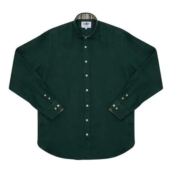 KOY CLOTHING Forest Linen Shirt - Green