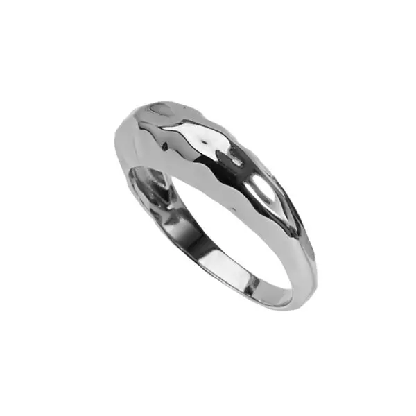 AARIA LONDON Chateau Dome Ring - Silver