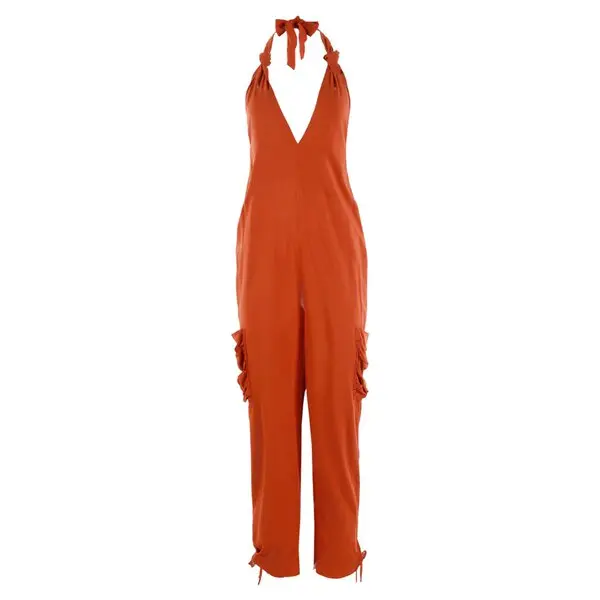MORRATO BALI Bahir Long Jumpsuit - Orange