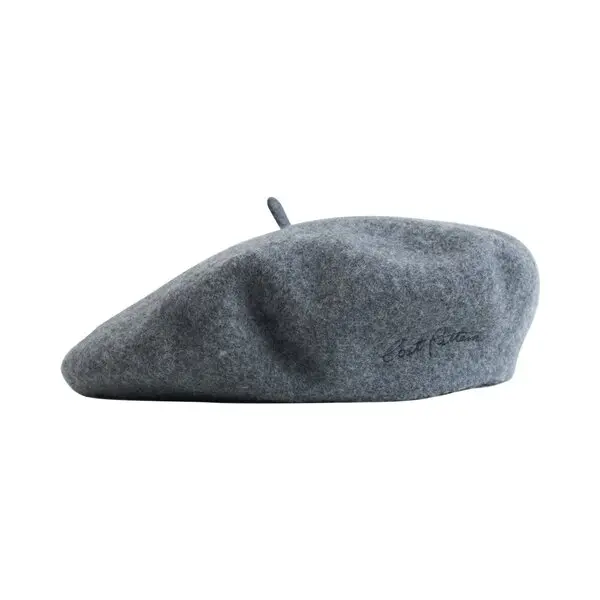 LOST PATTERN Bon Chic Wool Beret - Grey
