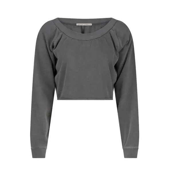 LOVE AND NOSTALGIA Cropped Pigment Sweatshirt