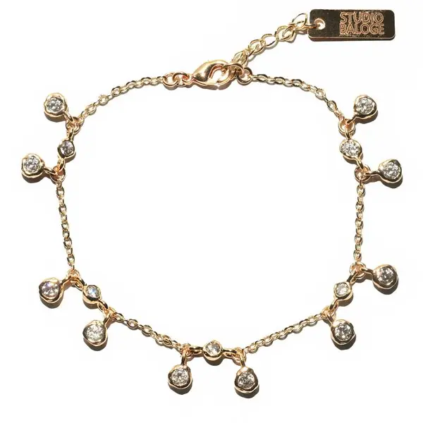 STUDIO BALOGE Diamond Drift Bracelet - Gold