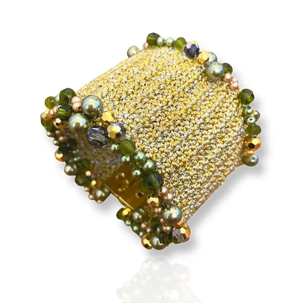 PINAR OZEVLAT Cluster Cuff - Gold