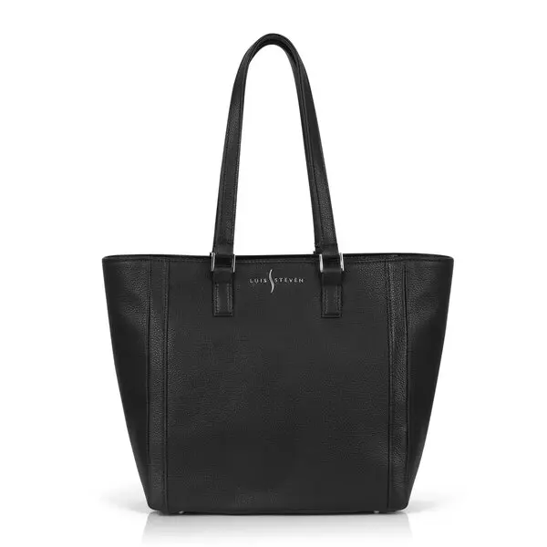 LUIS STEVEN Classic Pebble Leather Tote