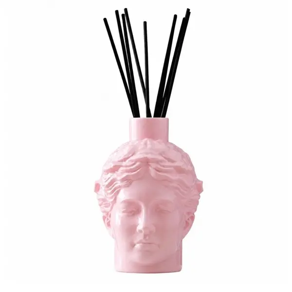 BELS & PEARL Helen Diffuser – Sculptural Head In Glossy Ceramic - Pink