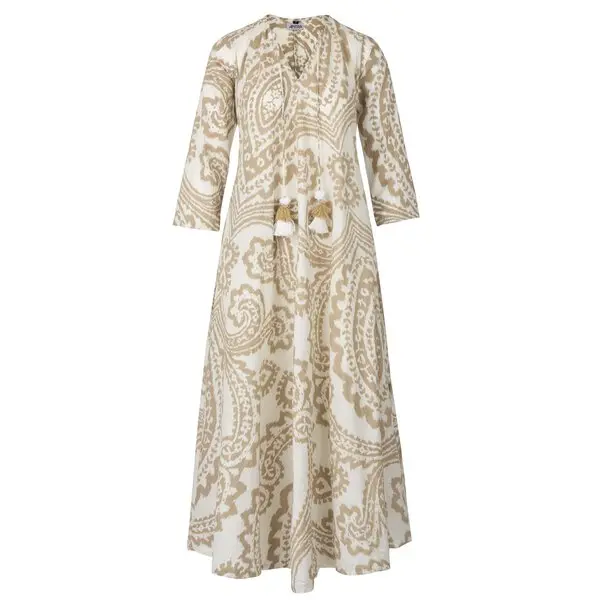 ANTRA DESIGNS The Sunna Cotton Kaftan - White