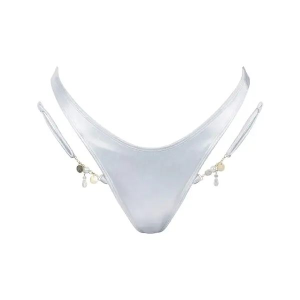 IVY SWIMWEAR Artemisia Bikini Bottom - Silver