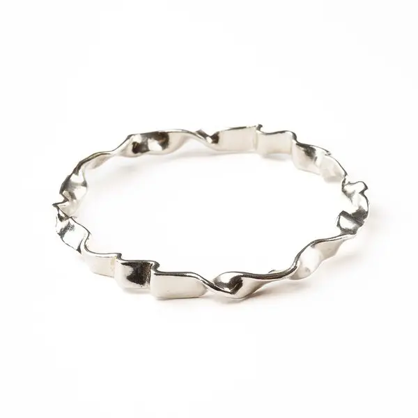 SARAHBIJOUX Ribbon Bracelet - Silver
