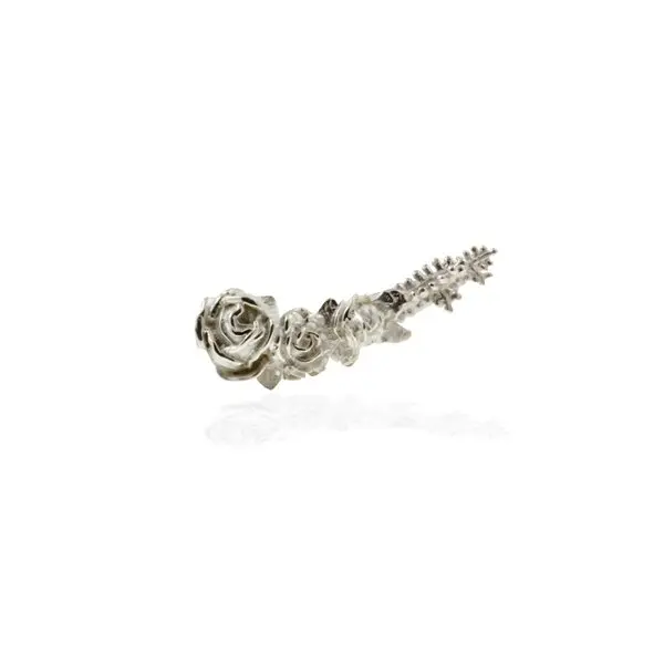 LEE RENEE Rose Climber Earring - Silver