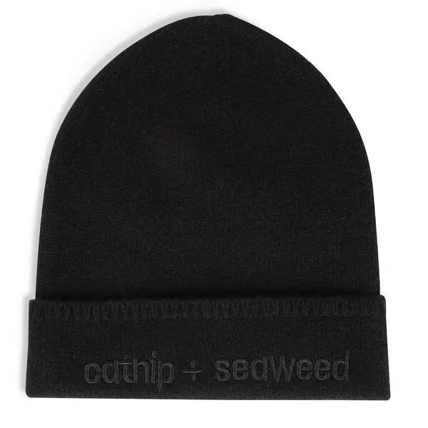 CATNIP AND SEAWEED Cashmere Beanie - Black