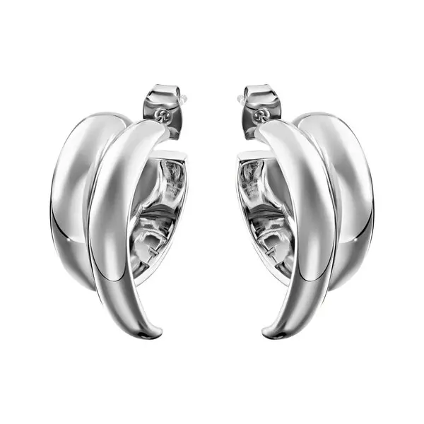 TAMI&TAMI Ten Sixty Four Studios Quiet Hoop Earrings - Silver