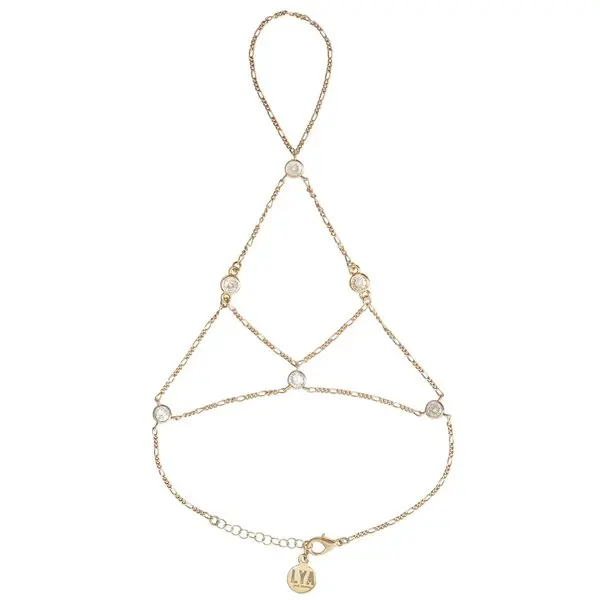 LYA SOUL JEWELRY Cheyenne Hand Chain - Gold
