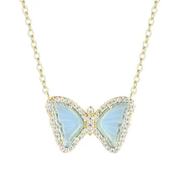 KAMARIA Mini Butterfly Necklace - Gold